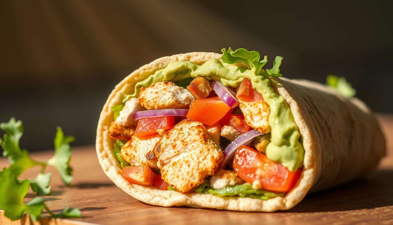 Fitness Spicy Chicken Wrap – Proteinreicher Wrap für Power & Geschmack